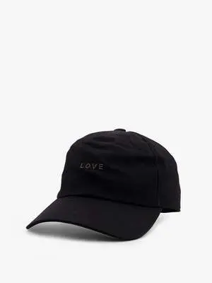 Rick Owens Cotton Blend Baseball Cap With Embroidered Logo