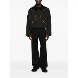 Rick Owens Polyester Zip Fastening Shirt Jacket