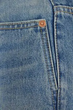 Saint Laurent Straight Leg Jeans - Multicolor