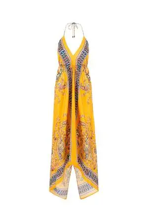 Etro Printed Halterneck Jumpsuit - Multicolor