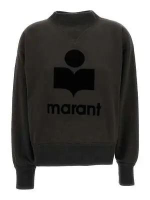 Isabel Marant Étoile Sweatshirt With Contrast Logo Print - Multicolor