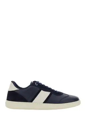 FERRAGAMO Achille" Leather Low Top Sneakers - Multicolor