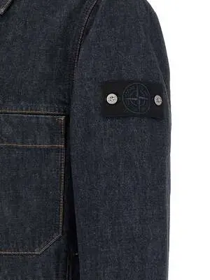 Stone Island Cotton Denim Jacket