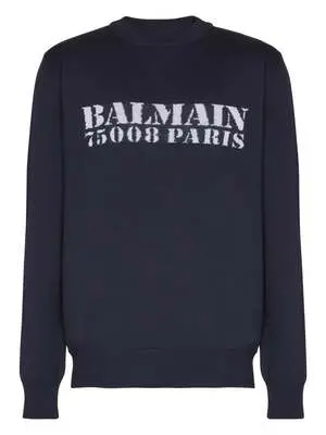 Balmain Round Neck Sweaters For Men