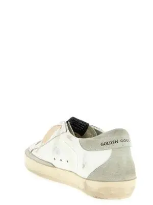 GOLDEN GOOSE Superstar Leather Sneakers With Pony Hair Star - Multicolor