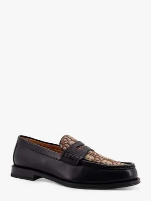 Dior Leather Loafers With Oblique Detail