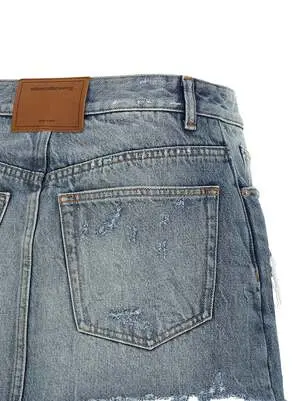 Alexander Wang Double Layer Denim Skort