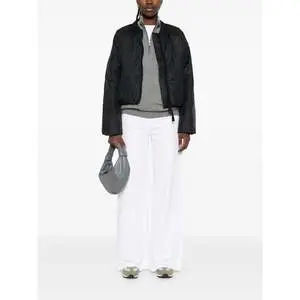 Canada Goose Quilted Zip-up Bomber Jacket - Black