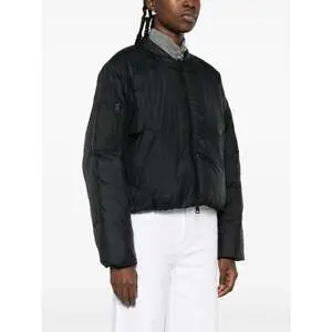 Canada Goose Quilted Zip-up Bomber Jacket - Black