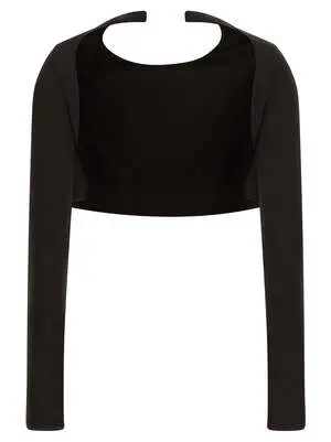TOM FORD Impossible" Long Sleeve Crop Top