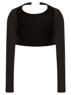 TOM FORD Impossible" Long Sleeve Crop Top