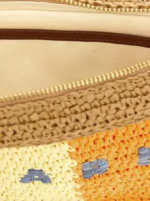 Marni Seaside Raffia Camera Bag - Multicolor