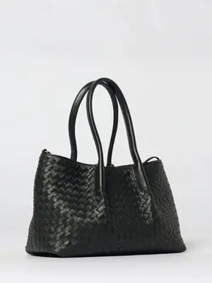 Bottega Veneta Woven Shoulder Bag - Black
