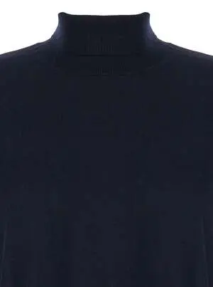 Max Mara Wool High Neck Sweater - Multicolor