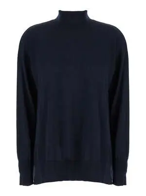 Max Mara S Max Mara Wool High Neck Sweater Multicolor