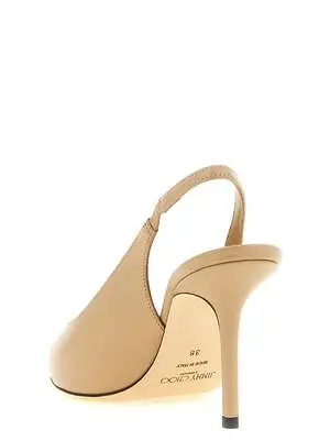 JIMMY CHOO Love Slingback Stiletto Heel - Cream