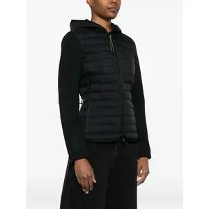 Moncler Quilted Zip-up Hooded Cardigan