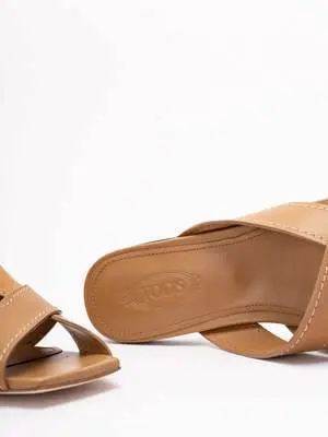 TOD'S Leather Sandals - Multicolor