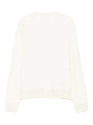 LANVIN Cotton Crewneck Sweatshirt With Embroidered Logo - Multicolor