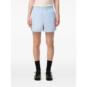 Ami Cotton Striped Elasticated Waist Shorts