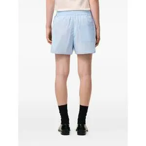 Ami Cotton Striped Elasticated Waist Shorts
