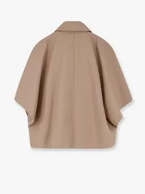 Max Mara Cotton Cape - Multicolor