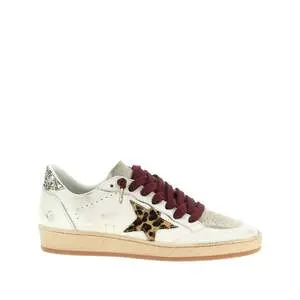 GOLDEN GOOSE Distressed Leopard Star Sneakers