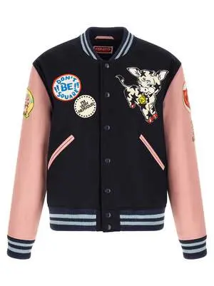 Kenzo Badges Varsity Jacket - Multicolor