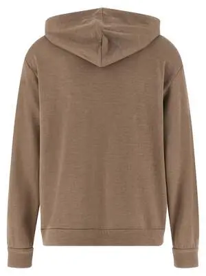 Brunello Cucinelli Monile Embroidered Pocket Hoodie - Brown