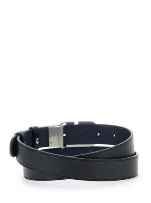 Valentino Garavani Vlogo Plaque Leather Belt - Multicolor
