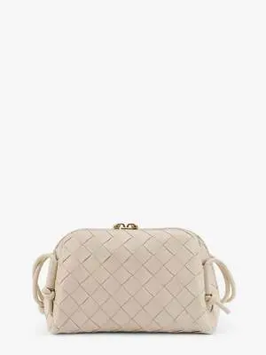 Bottega Veneta Concert Pouch Leather Crossbody Bag With Intrecciato Motif - Multicolor