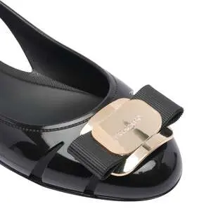 FERRAGAMO Nara Jelly Ballet Flats - Black