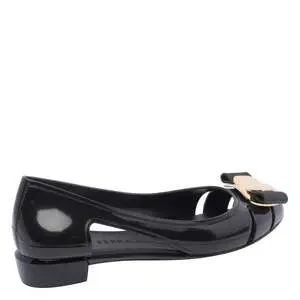 FERRAGAMO Nara Jelly Ballet Flats - Black