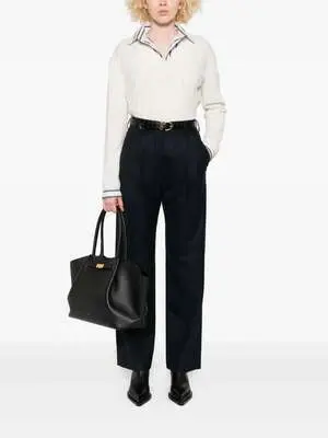 Max Mara Cashmere Ribbed V-neck Sweater - Multicolor