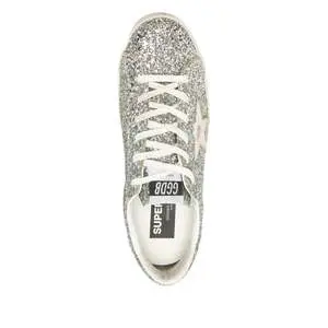 GOLDEN GOOSE Glittered Low Top Sneakers