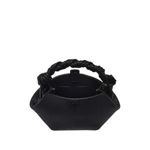 GANNI Recycled Nylon Tote Bag With Ruffle Detailing