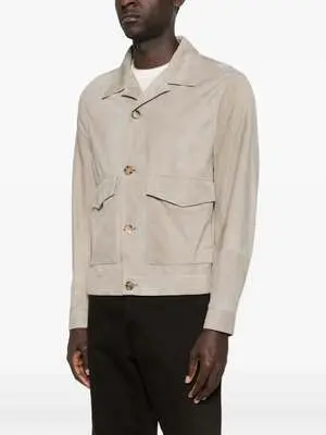 Brunello Cucinelli Leather Jacket - Multicolor