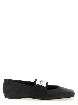 Givenchy Sliced Square Ballet Flats - Black