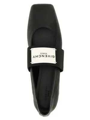 Givenchy Sliced Square Ballet Flats - Black