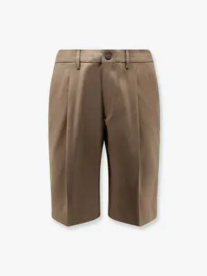 GOLDEN GOOSE Virgin Wool Tailored Shorts - Multicolor