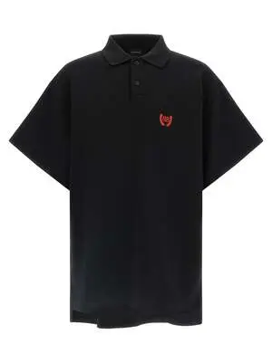 Balenciaga Laurel Classic' Polo Shirt - Black
