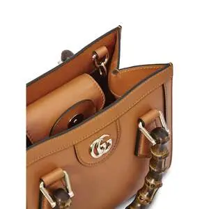 Gucci Bamboo Top Handle Tote Bag - Brown
