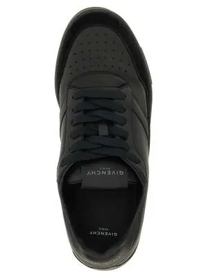 Givenchy Yard Sneakers In Smooth Calf Leather And Suede - Black