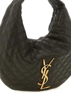 Saint Laurent Icare Hobo Shoulder Bag - Brown