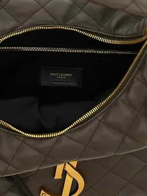Saint Laurent Icare Hobo Shoulder Bag - Brown