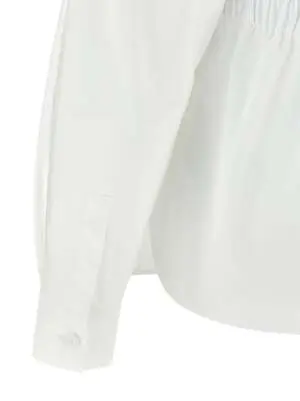 Max Mara Mxmtazzina Pure Cotton Poplin Shirt - White