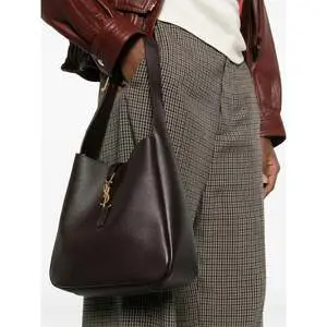 Saint Laurent Calf Leather Shoulder Bag