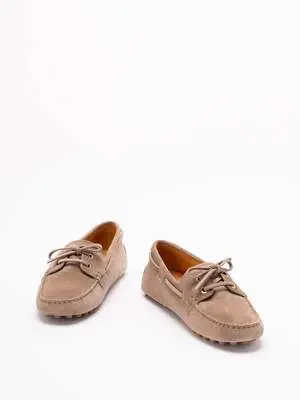 TOD'S Suede Boat Gommino Loafers