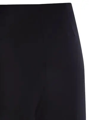 Max Mara Viscose Crêpe Knit Trousers - Blue