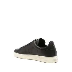 TOM FORD Low-top Sneakers With Perforated Detailing - Black